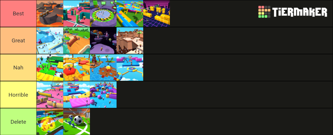 Stumble Guys Maps(updated) Tier List (Community Rankings) - TierMaker