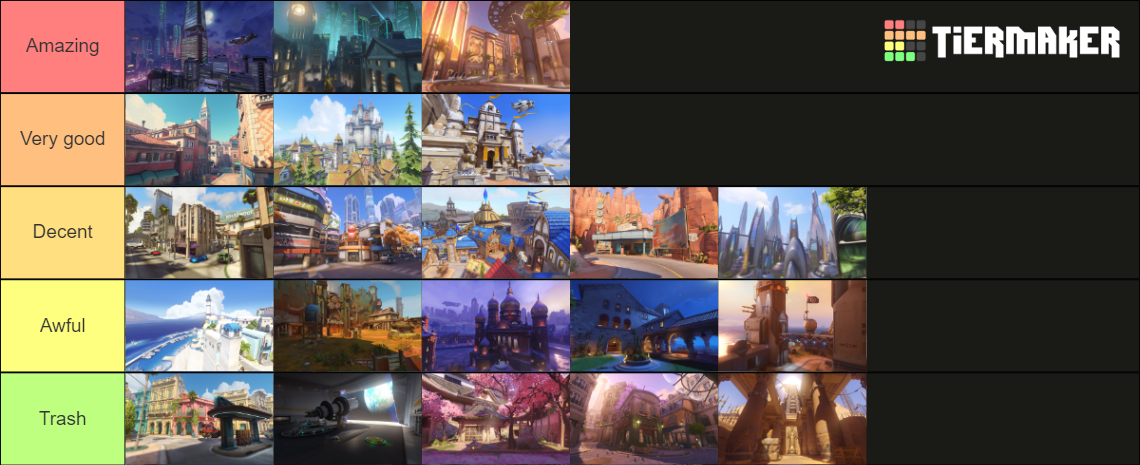 All 21 Overwatch Maps (including Havana) Tier List (Community Rankings ...