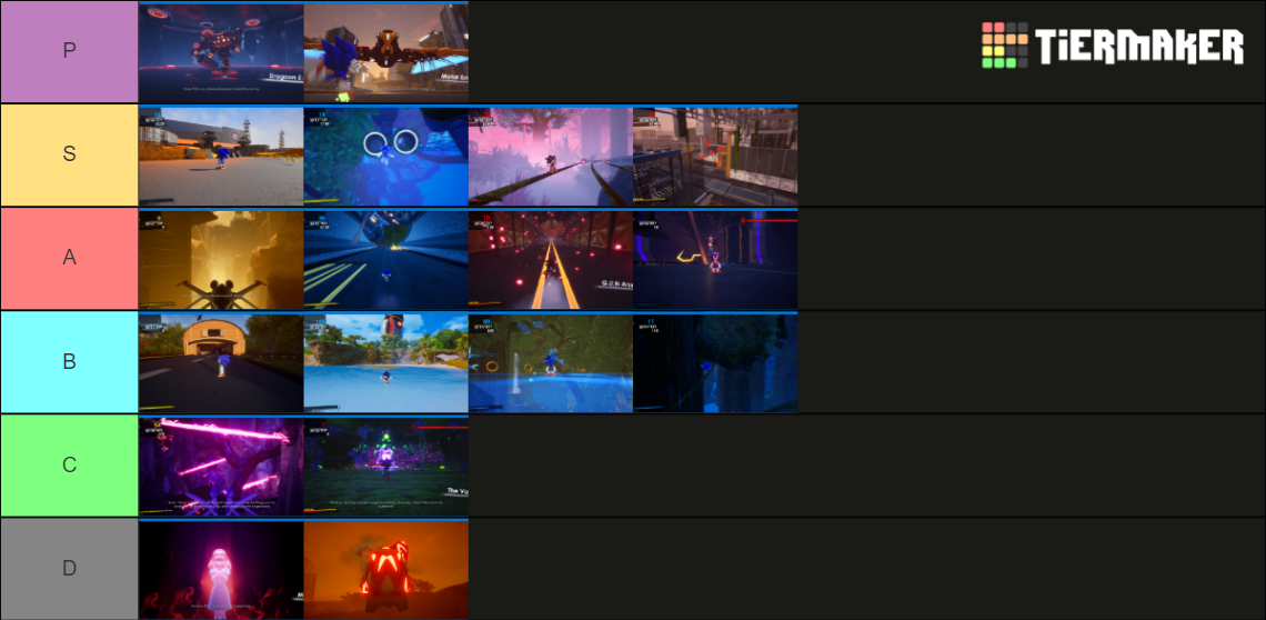 Sonic Omens stage tierlist Tier List (Community Rankings) - TierMaker