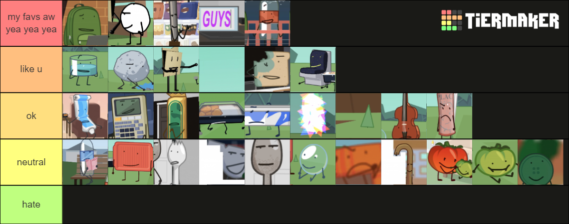 HFJONE Character Tier List (Community Rankings) - TierMaker
