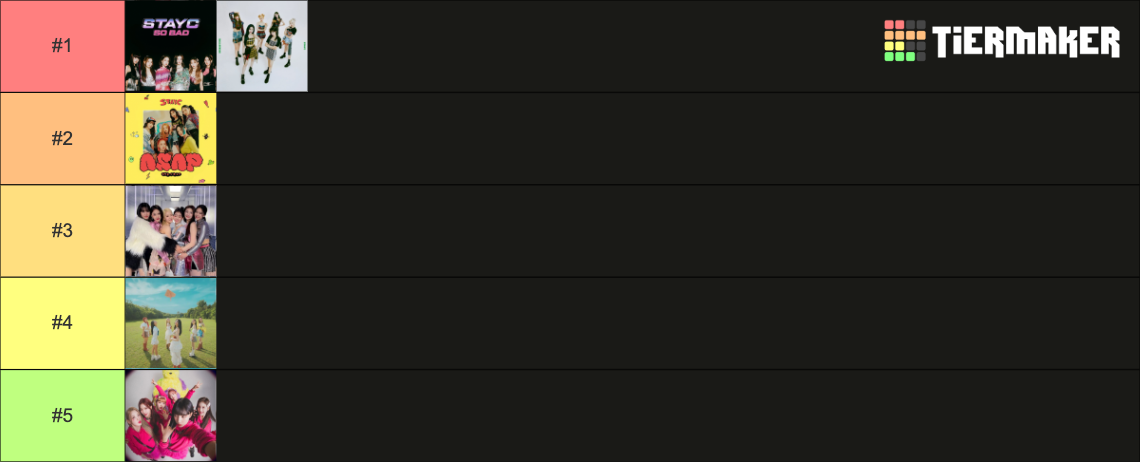 Stayc Titles Rank Tier List (Community Rankings) - TierMaker