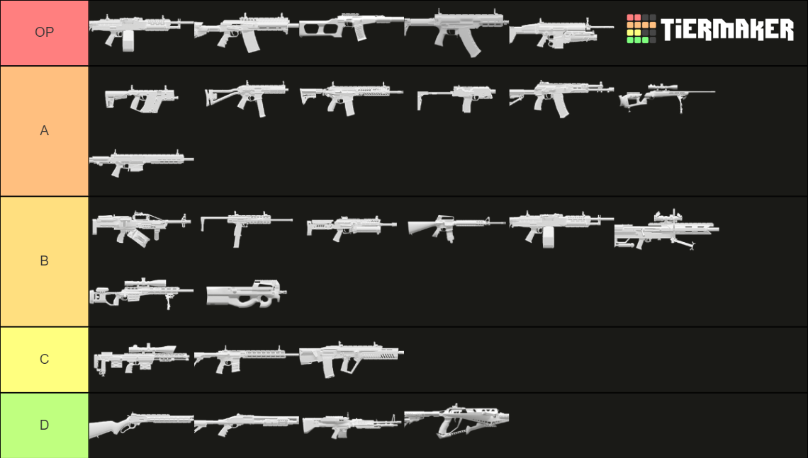 BF2042 weapon Tier List (Community Rankings) - TierMaker