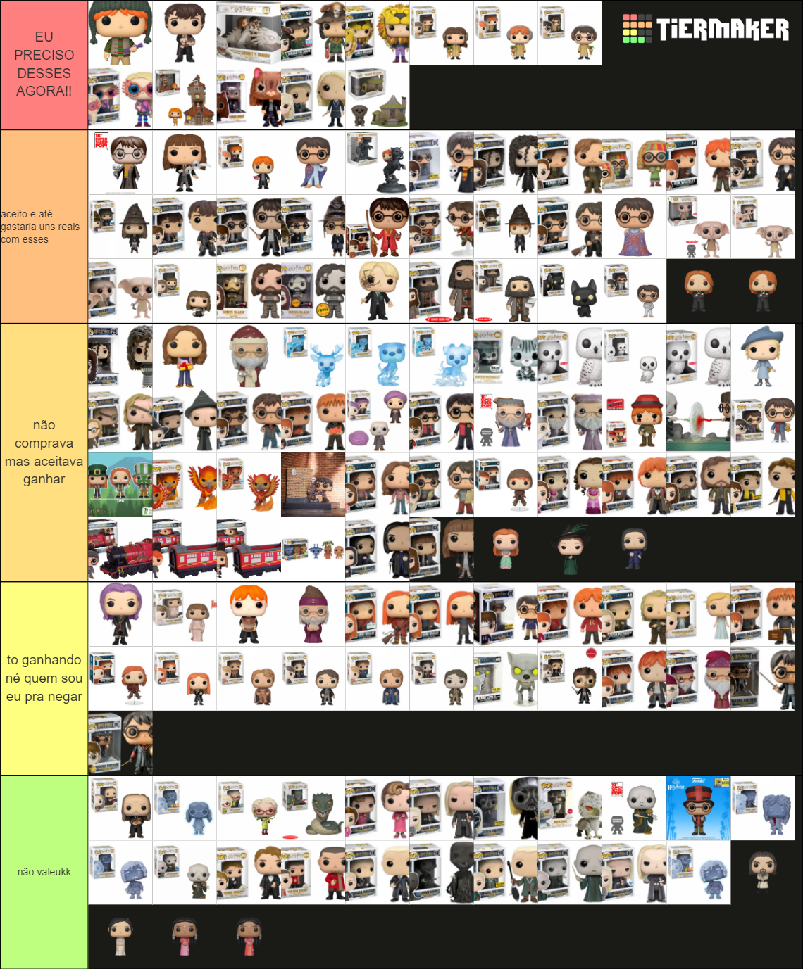 Harry Potter Funko Pop Tier List (Community Rankings) - TierMaker