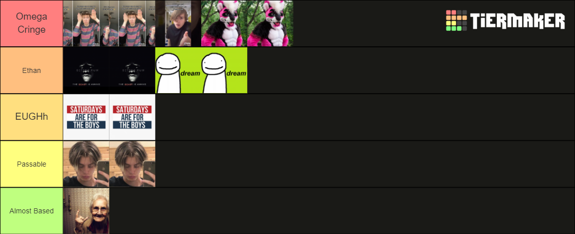 Cringe Genres Tier List (Community Rankings) - TierMaker