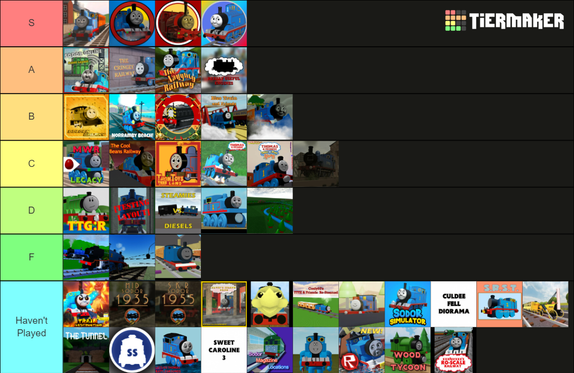ROBLOX TTTE Games Tier List (Community Rankings) - TierMaker