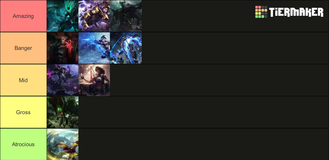 League main vibes Tier List (Community Rankings) - TierMaker