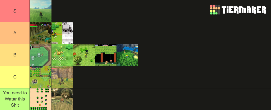 Grass from the legend of Zelda series Tier List (Community Rankings ...