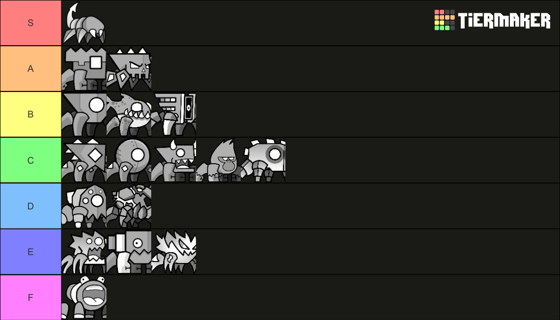 Geometry Dash Spiders Tier List (Community Rankings) - TierMaker
