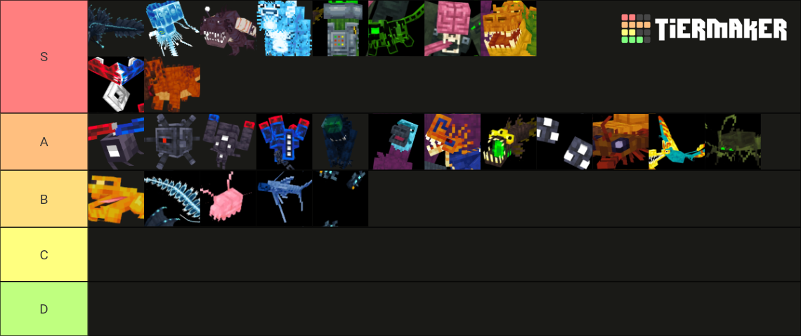 first 4 Alex caves mobs Tier List (Community Rankings) - TierMaker