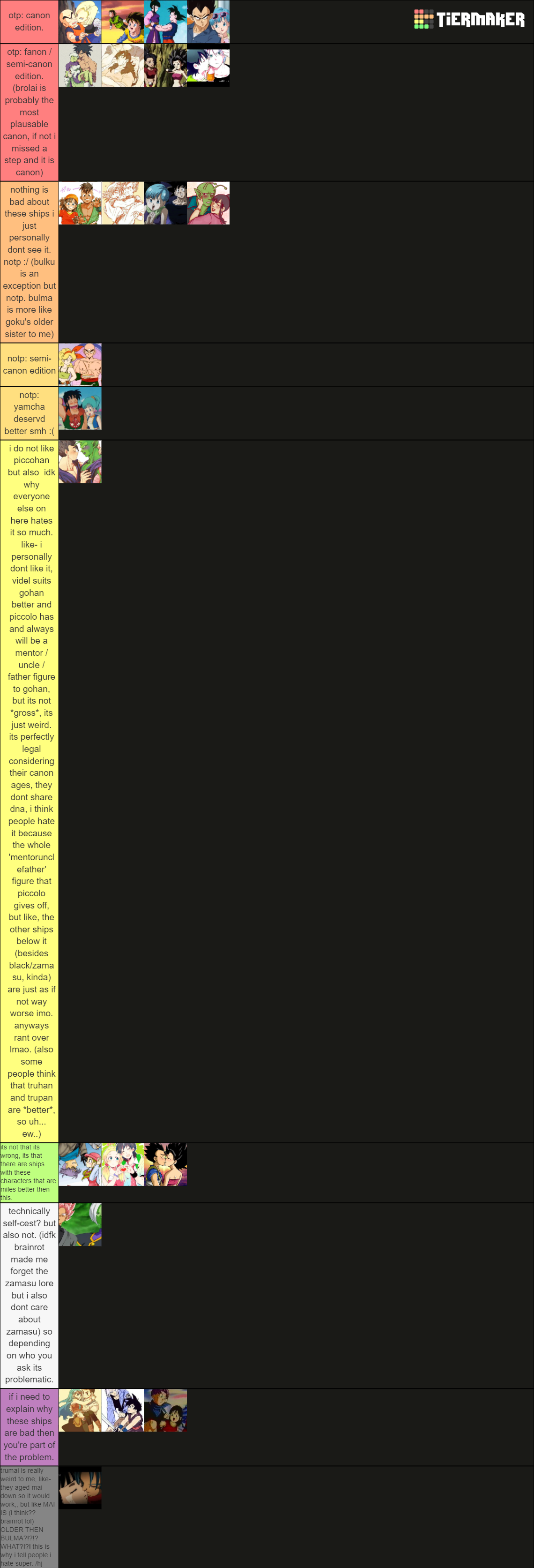 Dragon ball ships Tier List (Community Rankings) - TierMaker