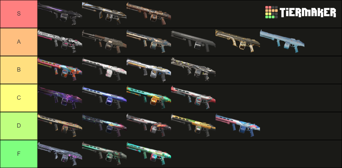 Valorant Ares Skins (October 2022) Tier List (Community Rankings ...