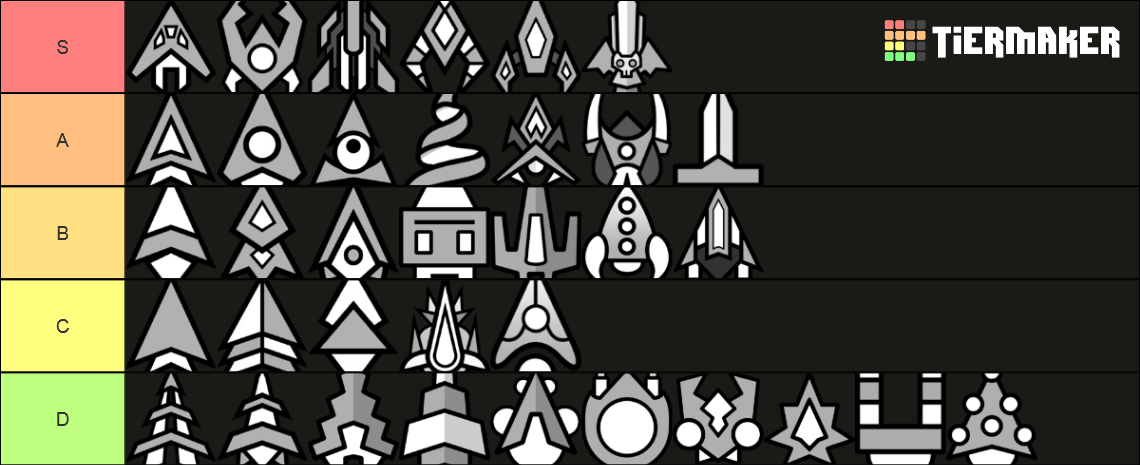 Geometry Dash Waves Tier List (Community Rankings) - TierMaker
