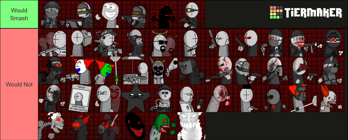 Madness Combat - All Animated-Series Characters Tier List (Community ...