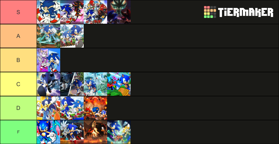 Sonic Games Tier List (Community Rankings) - TierMaker