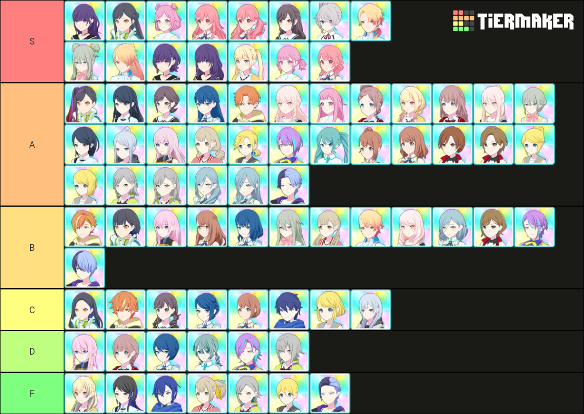 Project SEKAI Limited Hairs (UPDATED 2/28/23) Tier List (Community Rankings) - TierMaker