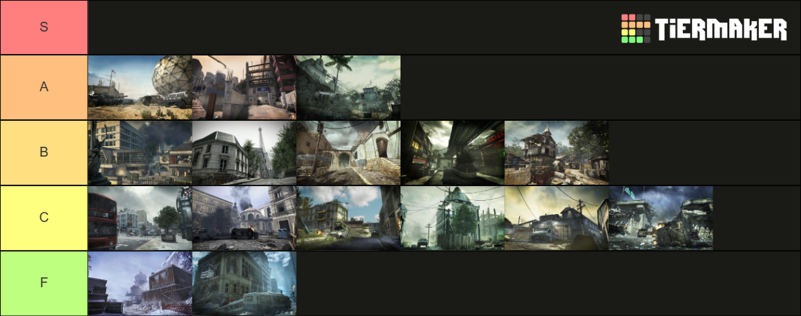 Call of Duty Modern Warfare 3 Maps Tier List (Community Rankings ...