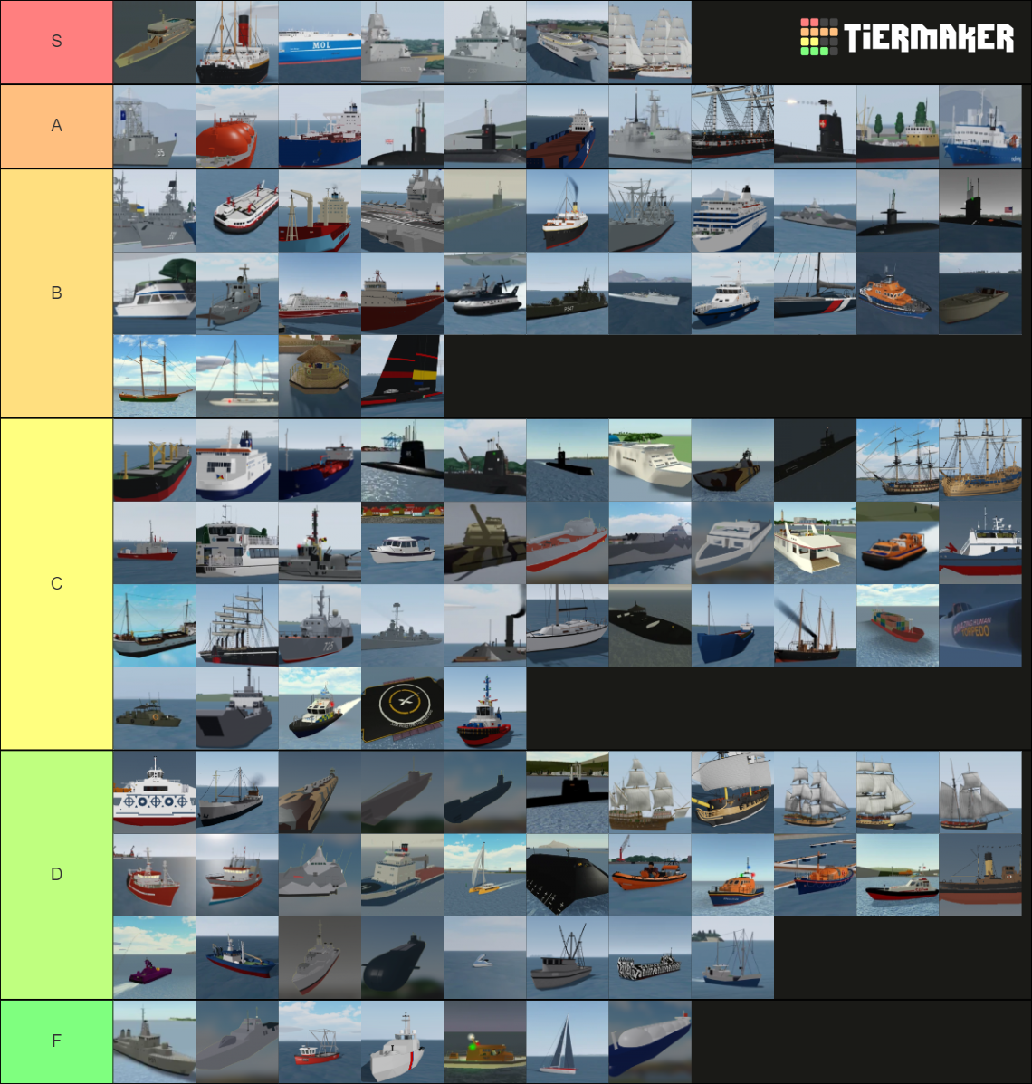 Dynamic Ship Simulator 3 Ships Tier List (Community Rankings) - TierMaker