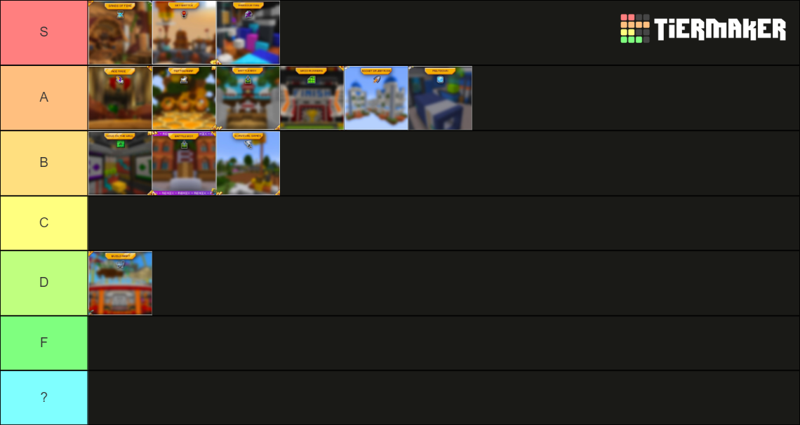 mcc games (20-22) Tier List (Community Rankings) - TierMaker