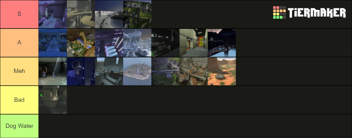 Halo CE Maps Tier List (Community Rankings) - TierMaker
