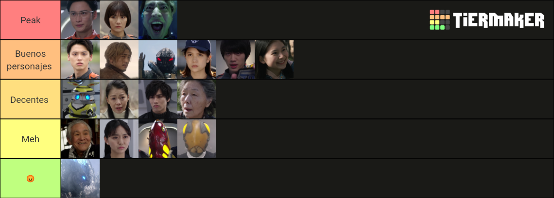 Ultraman Decker All Characters Tier List (Community Rankings) - TierMaker