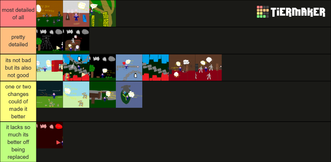 GroovyDJ24's Drawn Thumbnails Tier List (Community Rankings) - TierMaker