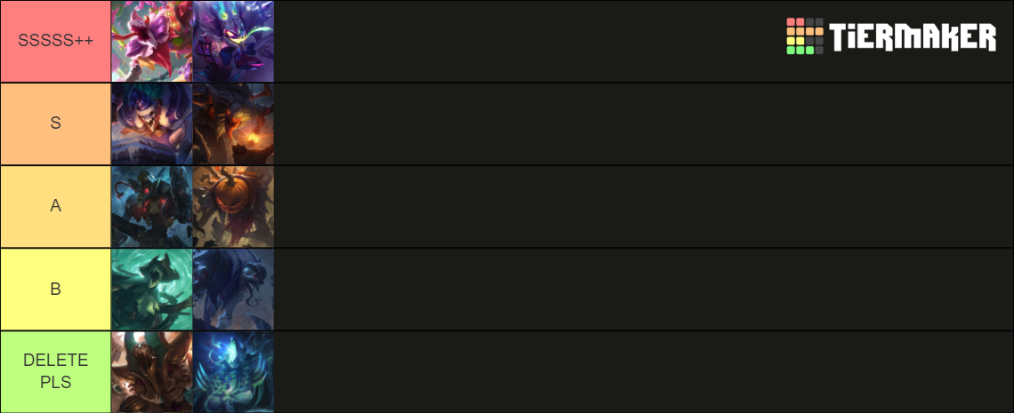 Fiddlesticks Skins Tier List (Community Rankings) - TierMaker