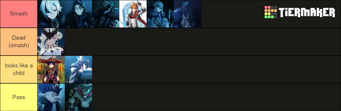 Genshin Impact Fatui Harbingers Tier List (Community Rankings) - TierMaker