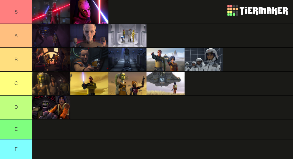 Star Wars Rebels episodes Tier List (Community Rankings) - TierMaker