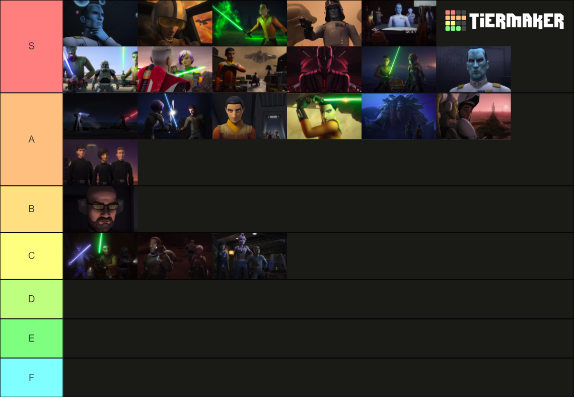 Star Wars Rebels episodes Tier List (Community Rankings) - TierMaker