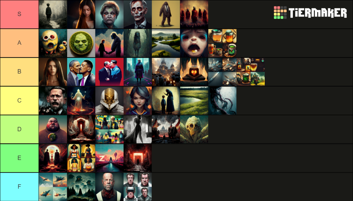 AI art Tier List (Community Rankings) - TierMaker