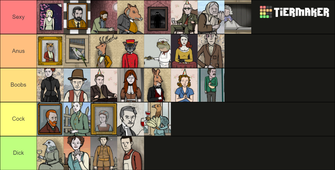 Rusty Lake characters Tier List (Community Rankings) - TierMaker