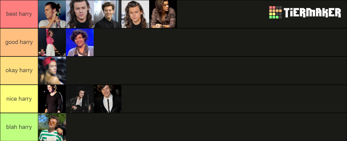 Harry Styles eras Tier List (Community Rankings) - TierMaker