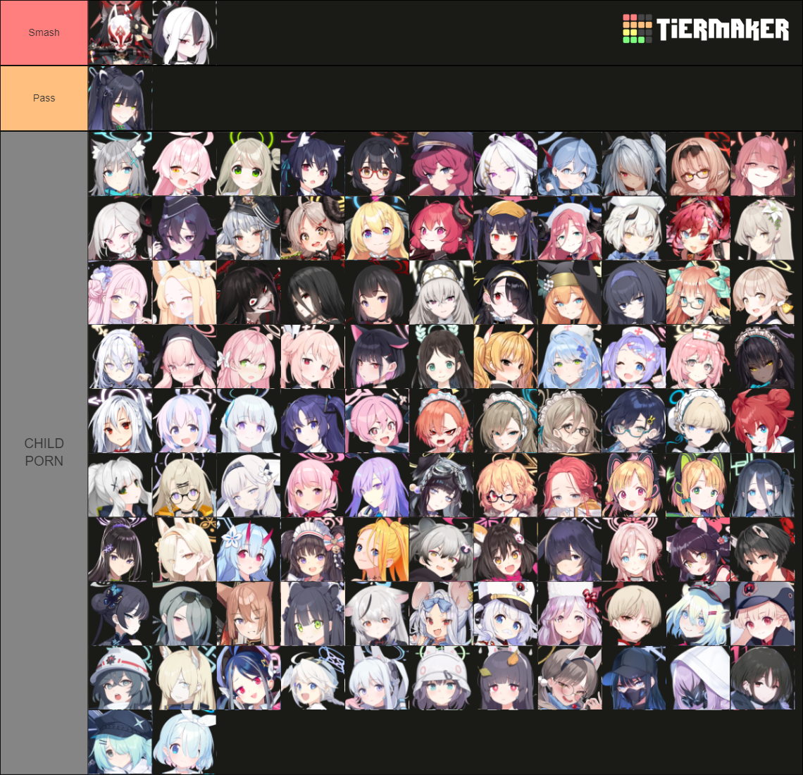 Blue Archive favorite Characters Tier List (Community Rankings) - TierMaker