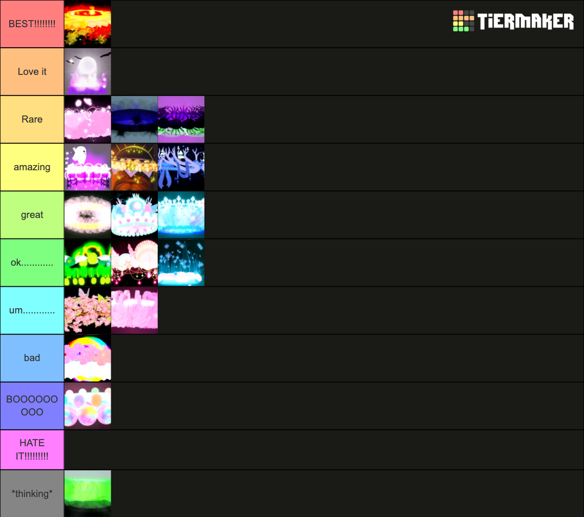 Royal high halos Tier List (Community Rankings) - TierMaker