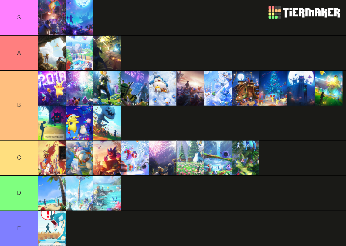 Pokémon GO Loading Screens Tier List (Community Rankings) - TierMaker