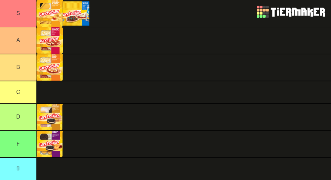 Lunchables Tier List (Community Rankings) - TierMaker
