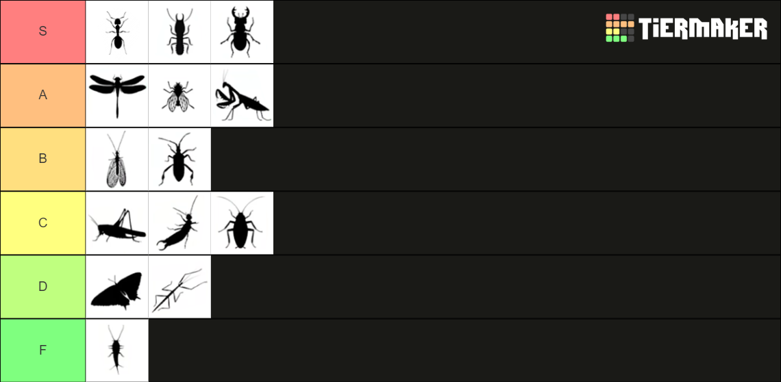The Insect Tier List (Community Rankings) - TierMaker