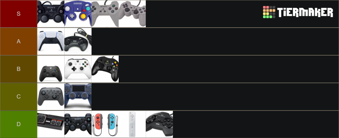 Video Game Controllers (2021 update) Tier List (Community Rankings ...