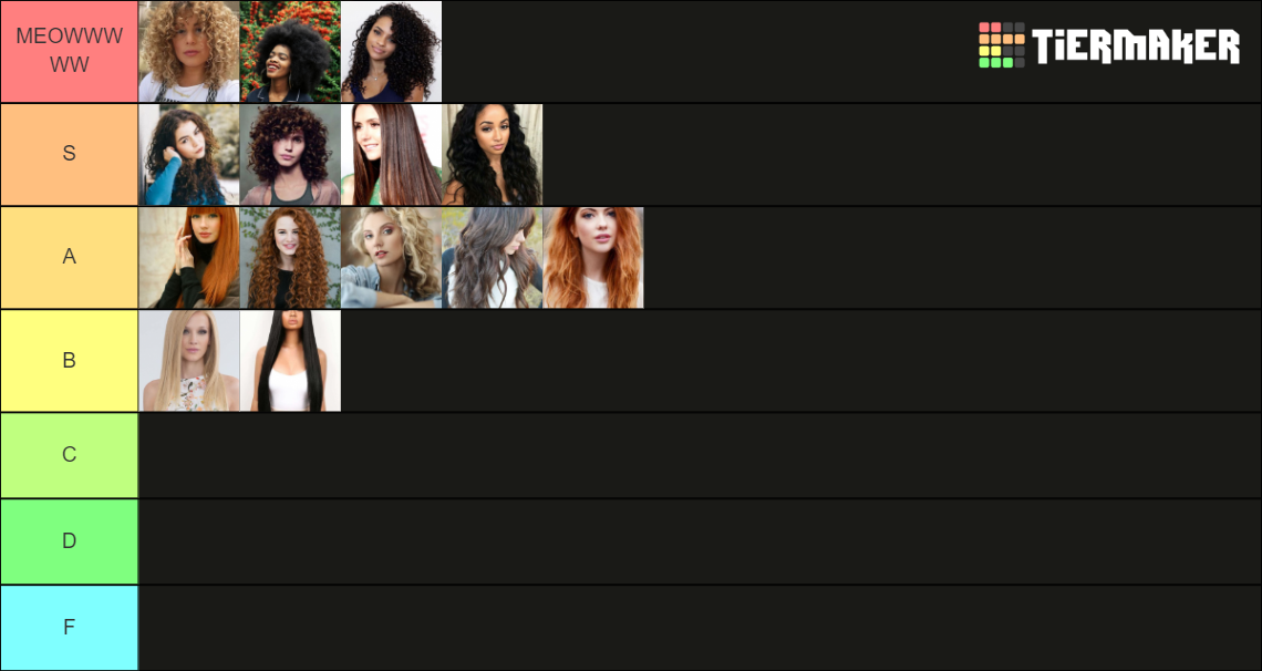 Types of hair Tier List (Community Rankings) - TierMaker