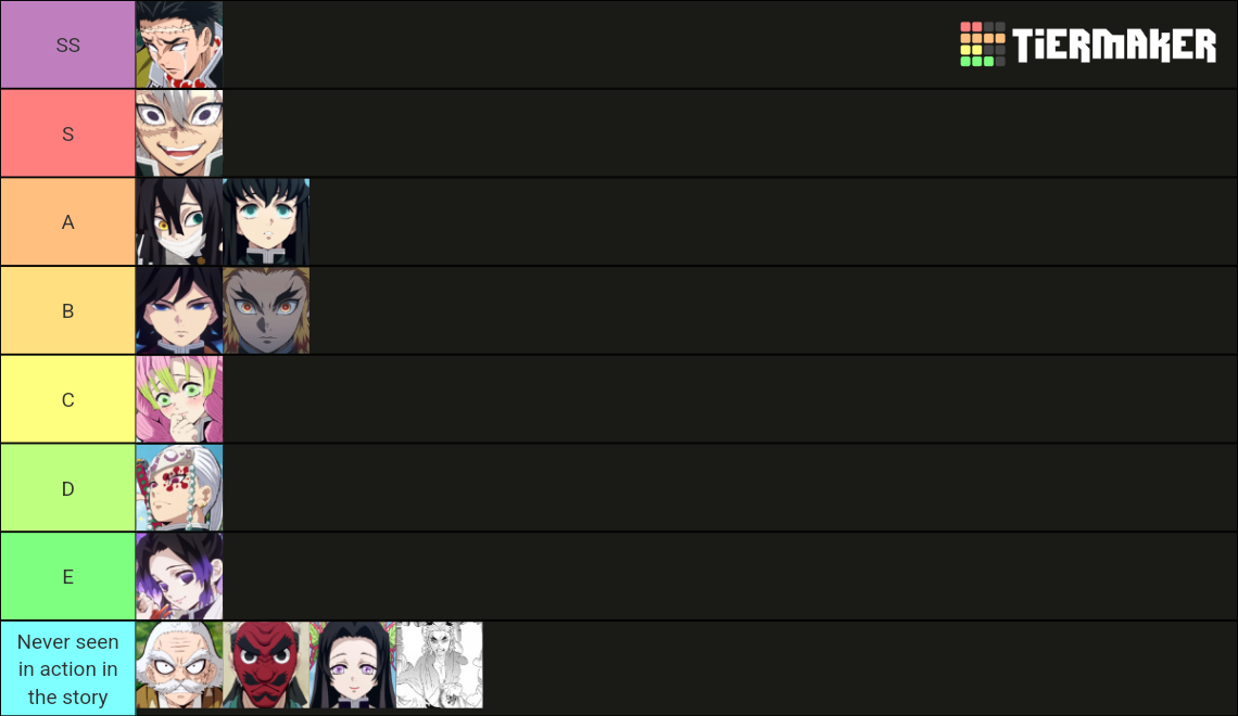 Hashira () Tier List (Community Rankings) - TierMaker