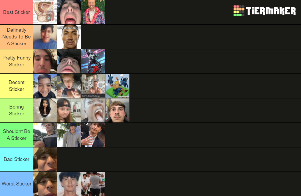cobp sticker Tier List (Community Rankings) - TierMaker