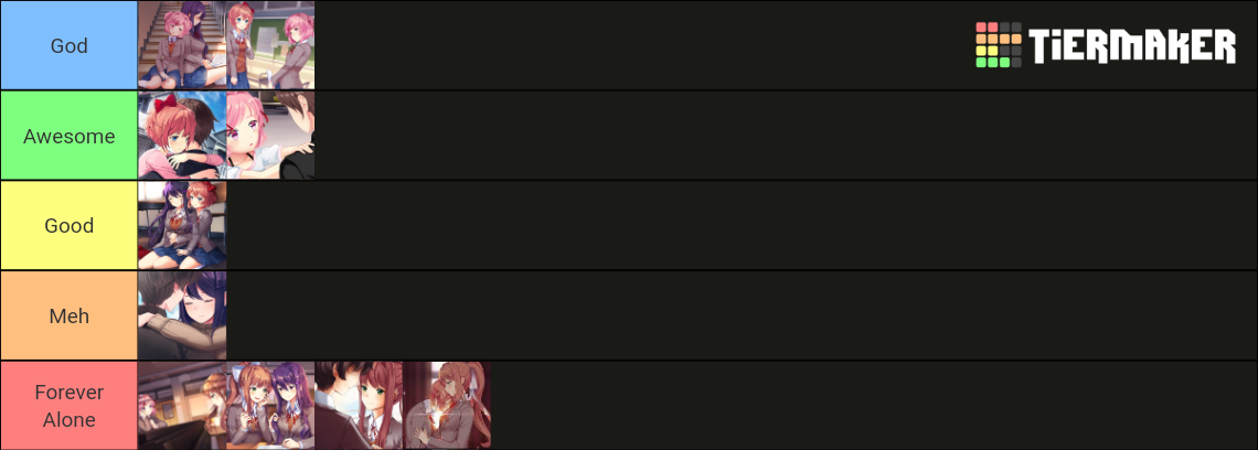 DDLC Ship Tier List (Community Rankings) - TierMaker