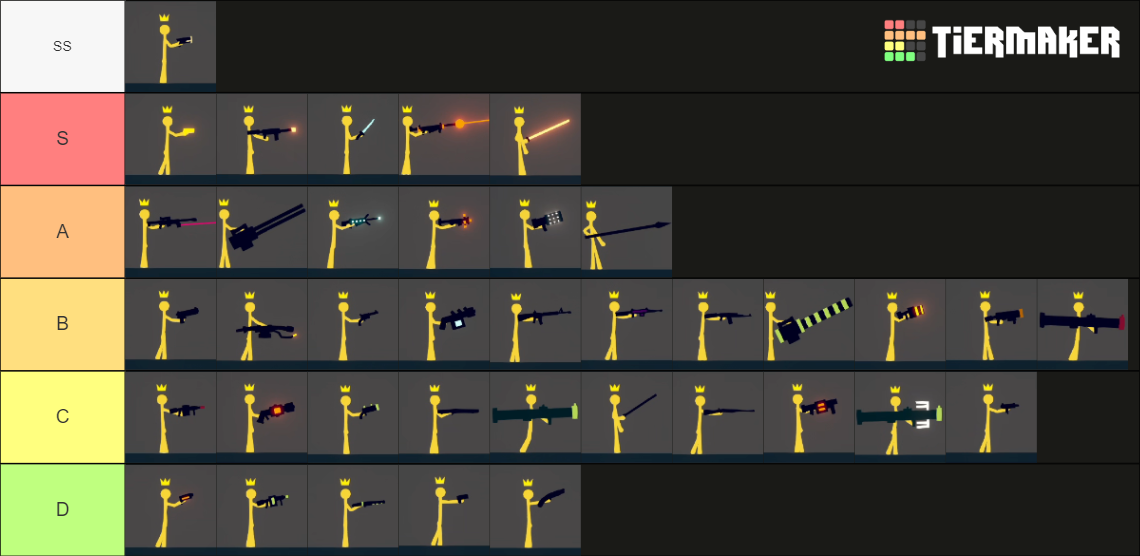 Stick Fight: The Game Tier List (Community Rankings) - TierMaker