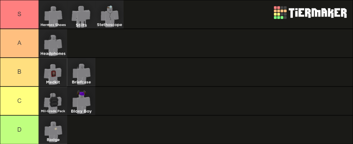 Roblox Evade Skins Tier List (Community Rankings) - TierMaker