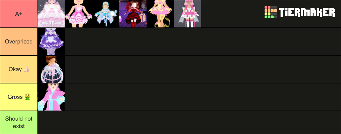 Royal high sets Tier List (Community Rankings) - TierMaker