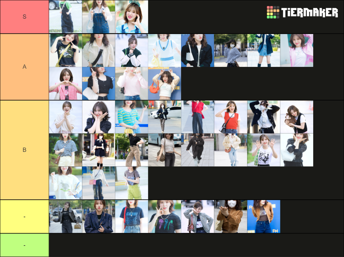 Wendy Youngstreet Preview Fashion Tier Tier List (Community Rankings ...