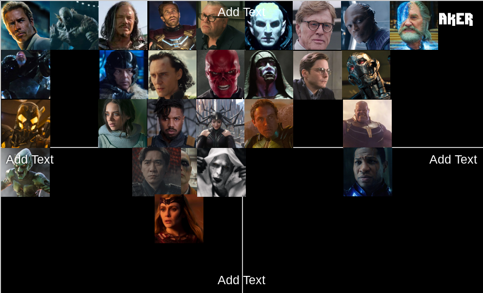 MCU Movie Main Antagonists Tier List (Community Rankings) - TierMaker