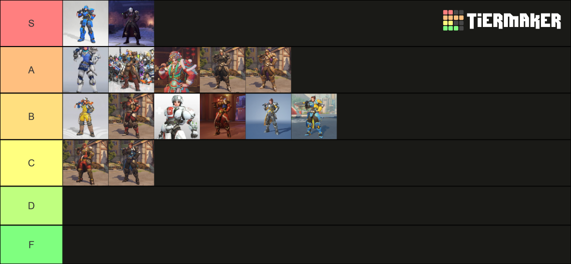 All Brig Overwatch skins (August 2022) Tier List (Community Rankings ...