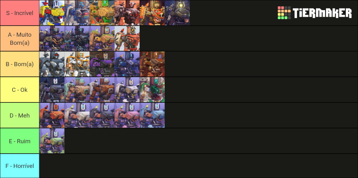 (OW1) Todas As Skins De Bastion 2022 Tier List (Community Rankings ...