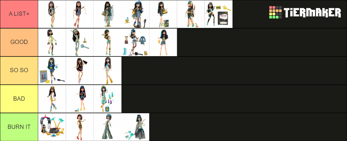 Cleo de Nile - G1 Dolls Ranking Tier List (Community Rankings) - TierMaker